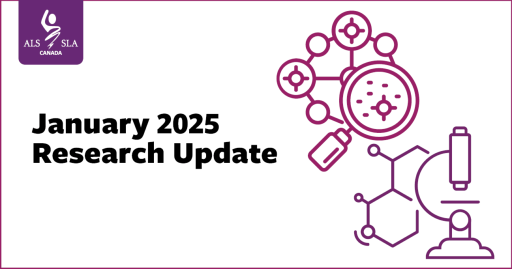Research Update, January 2025 - ALS Society of Canada